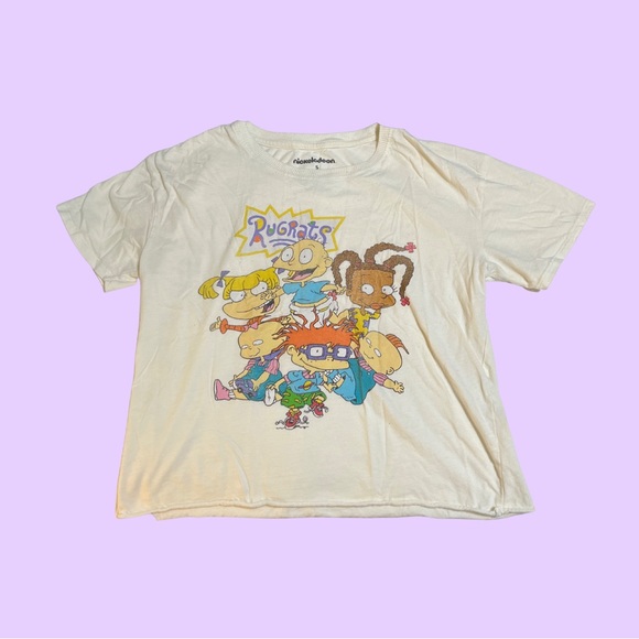 Nickelodeon | Tops | Super Cute Retro 9s Style Rugrats Cut Off Crop Top ...